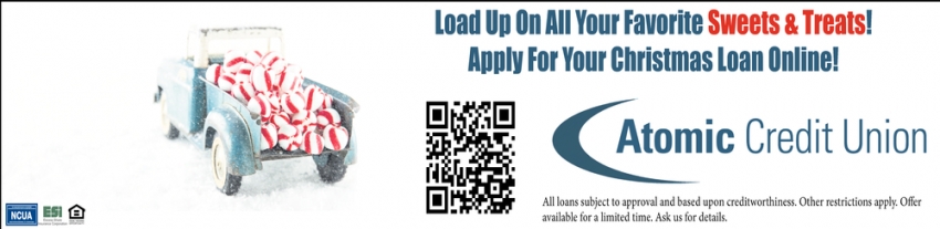 Apply For Your Christmas Loan Online!, Atomic Credit Union, Piketon, OH