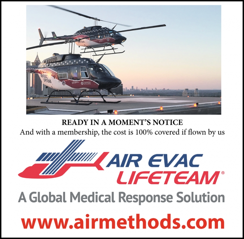 A Global Medical Response Solution, Air Evac Lifeteam, O Fallon, MO