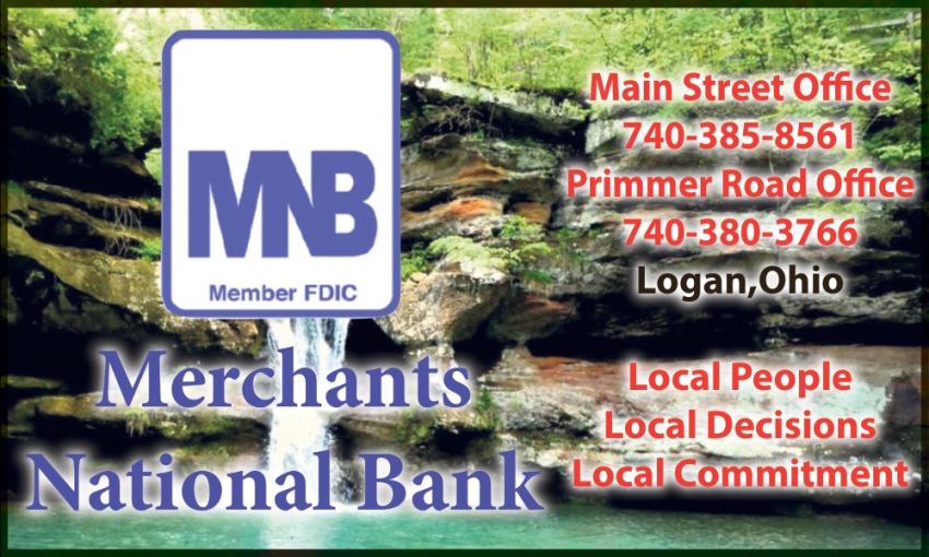 Local Commitment, Merchants National Bank, Logan, OH