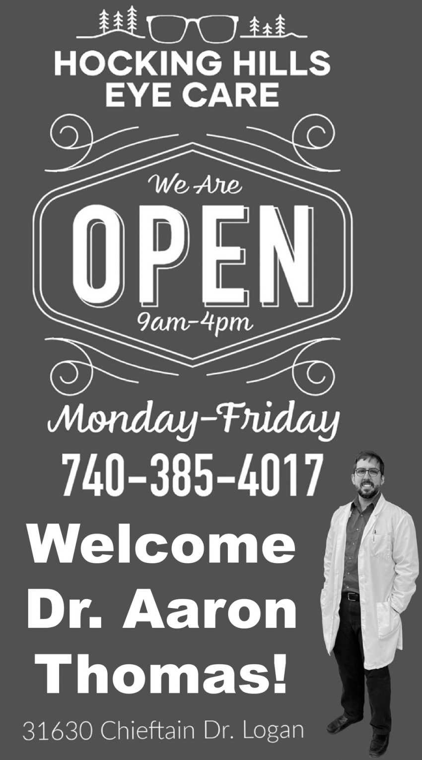 Welcome Dr. Aaron Thomas!, Hocking Hills Eye Care